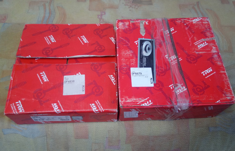 DF6679 Тормозной диск для TOYOTA TRW | Запчасти на DRIVE2