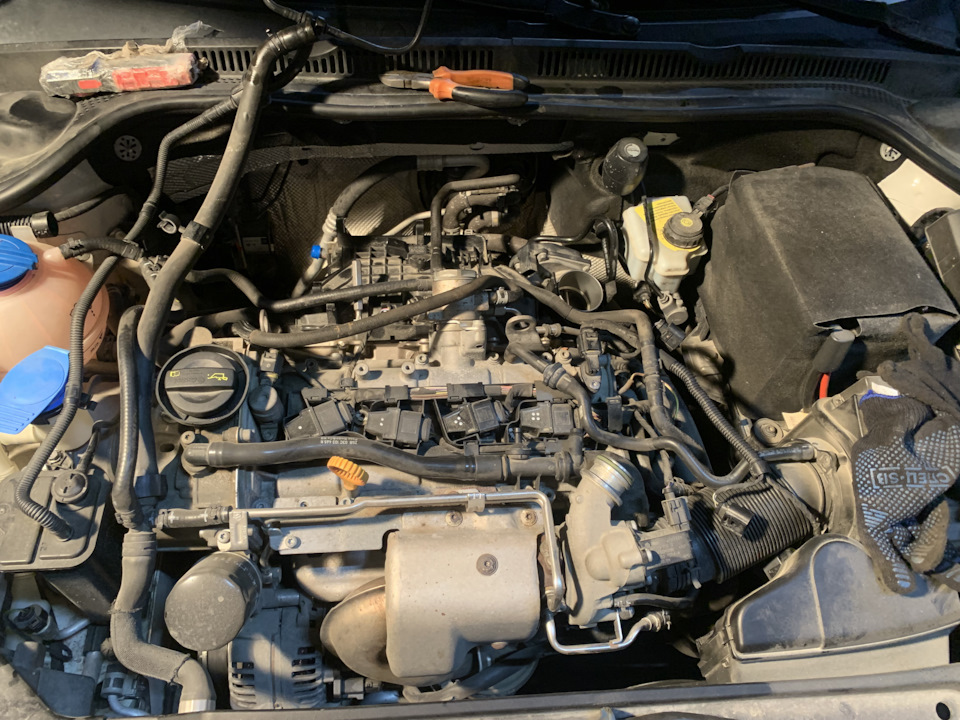 Замена интеркуллера + ТО — Volkswagen Jetta VI, 1,4 л, 2014 года ...