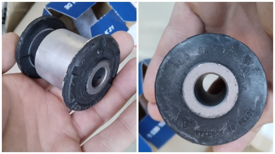 Пружины, сайлентблоки нижнего переднего рычага. — Volkswagen Touareg ...