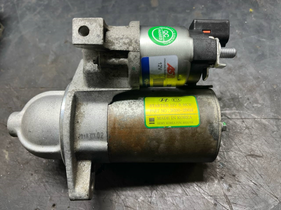361002B614 Стартер KIA HYUNDAI | Запчасти на DRIVE2