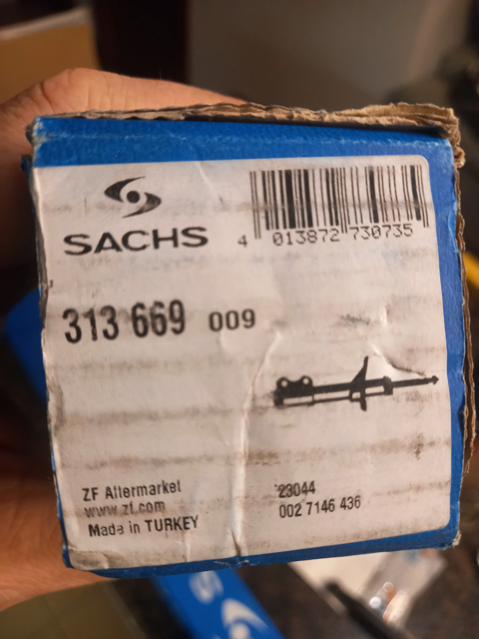 313669 Амортизатор для VOLVO SACHS | Запчасти на DRIVE2