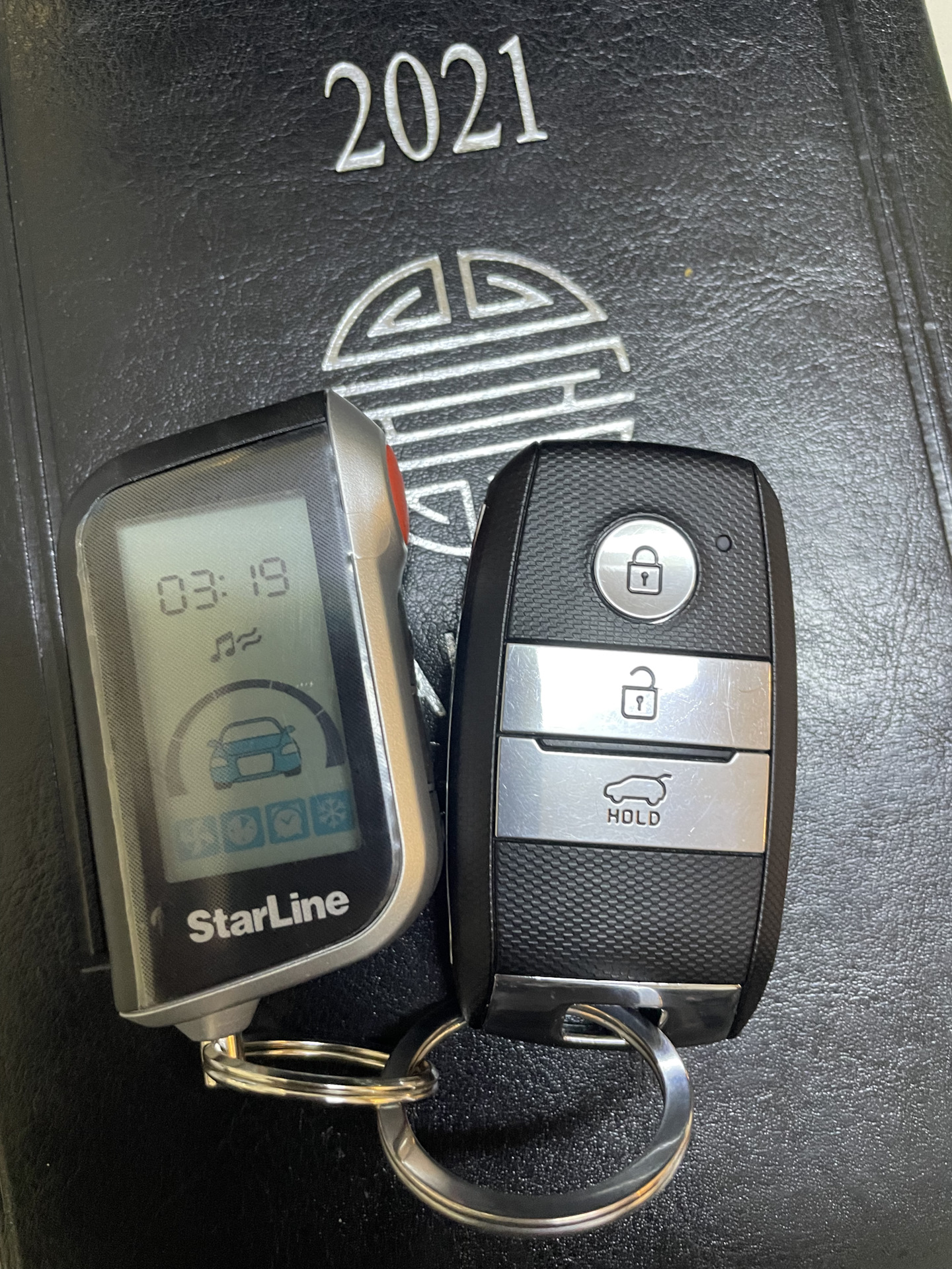Сигнализация StarLine A93 v2 — KIA Sorento (2G), 2,4 л, 2012 года ...
