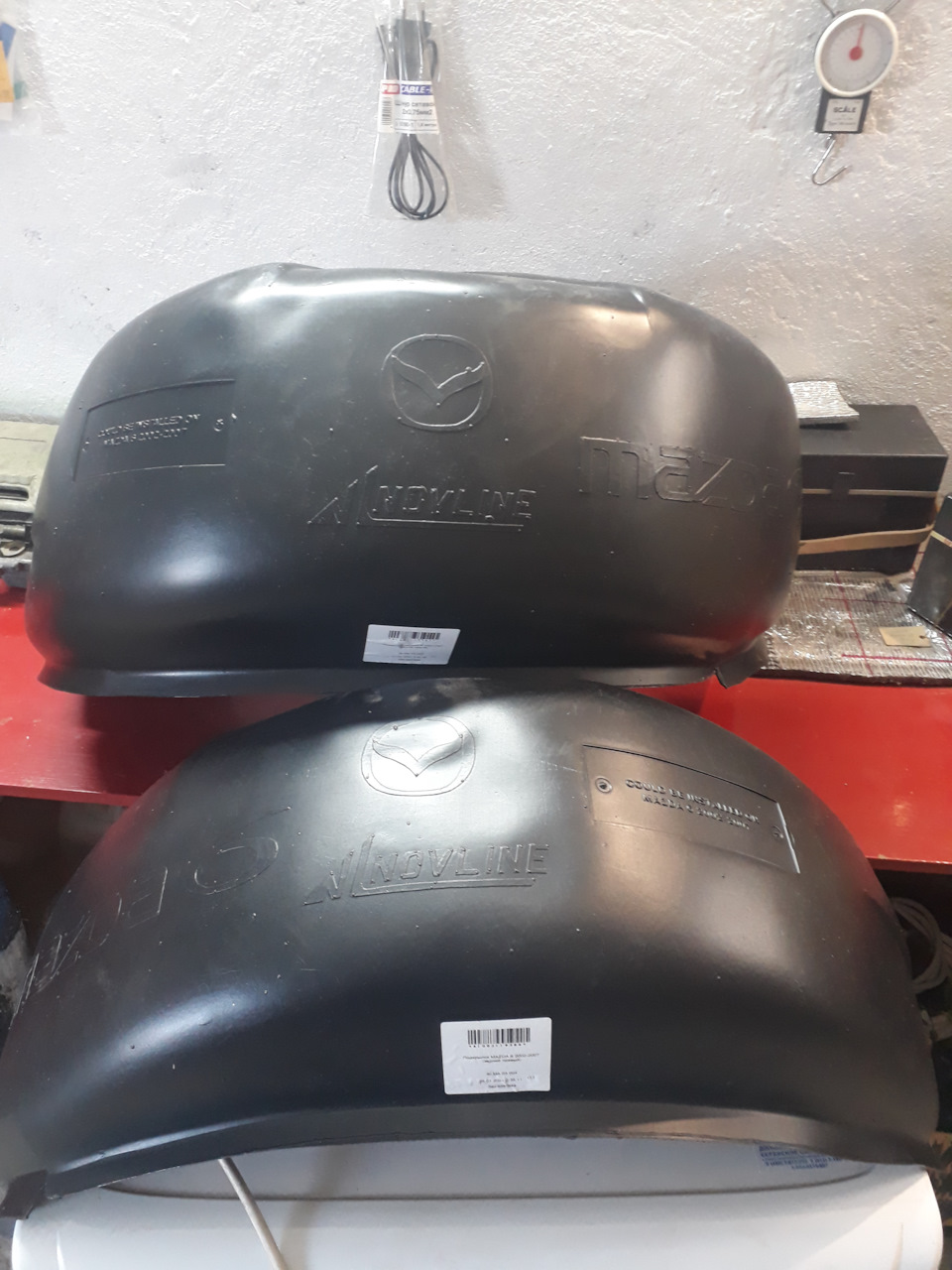задние подкрылки Novline — Mazda 6 (1G) GG, 1,8 л, 2006 года | кузовной ...