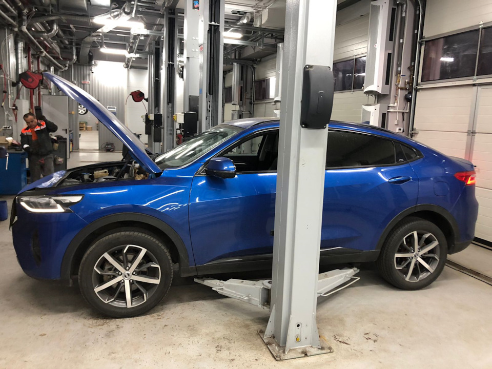 Замена передних тормозных дисков — Haval F7x, 2 л, 2020 года | визит на ...