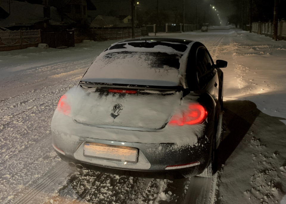 Переобулся на зиму Toyo: Observe Ice-Freezer — Volkswagen Beetle (A5), 1,8 л, 2015 года | шины ...