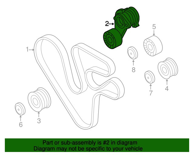 11287627052 Натяжитель ремня BMW | Запчасти на DRIVE2