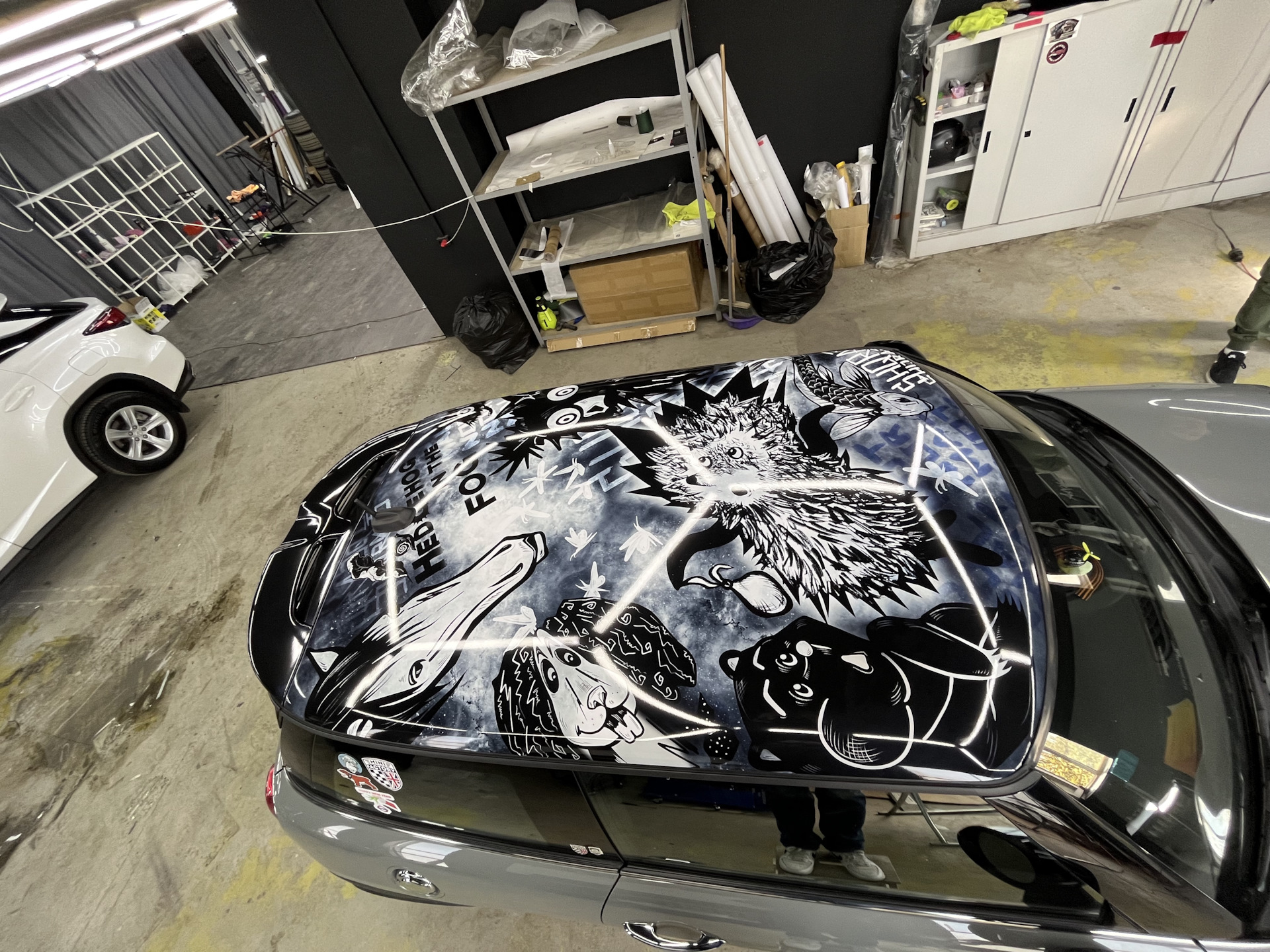 Hedgehog and his friends — MINI John Cooper Works, 2 л, 2019 года ...