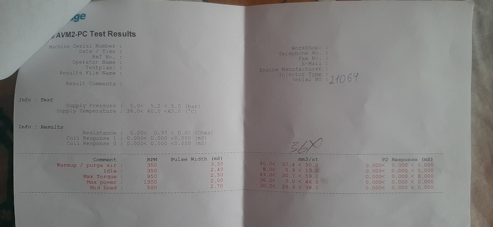 Тест стенда hartridge avm2-pc форсунок 1.9 TDI AVB (AJ) — Volkswagen ...