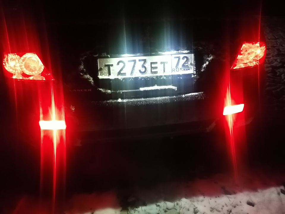 Задние птф 1+1 — Mitsubishi Lancer IX, 1,6 л, 2007 года | электроника ...