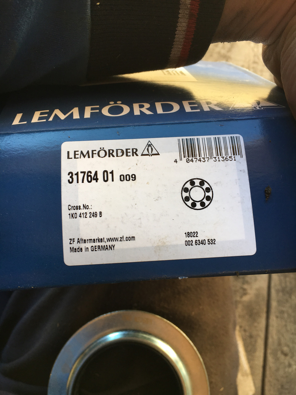 Передняя подвеска ч1. — Volkswagen Passat B6, 1,8 л, 2009 года | своими ...