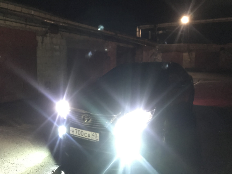 Лампы LED в ближний свет — Toyota Camry (XV50), 2,5 л., 2013 года ...