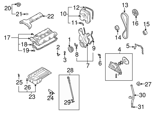 2441023500 Шкив натяжителя ремня грм KIA HYUNDAI | Запчасти на DRIVE2