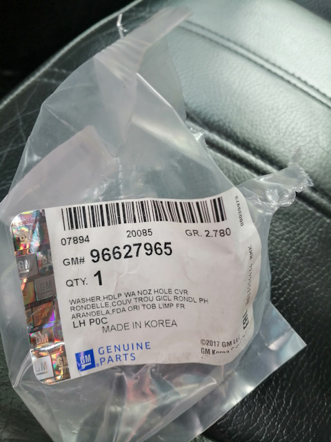 96627965 Крышка форсунки фароомывателя GM | Запчасти на DRIVE2