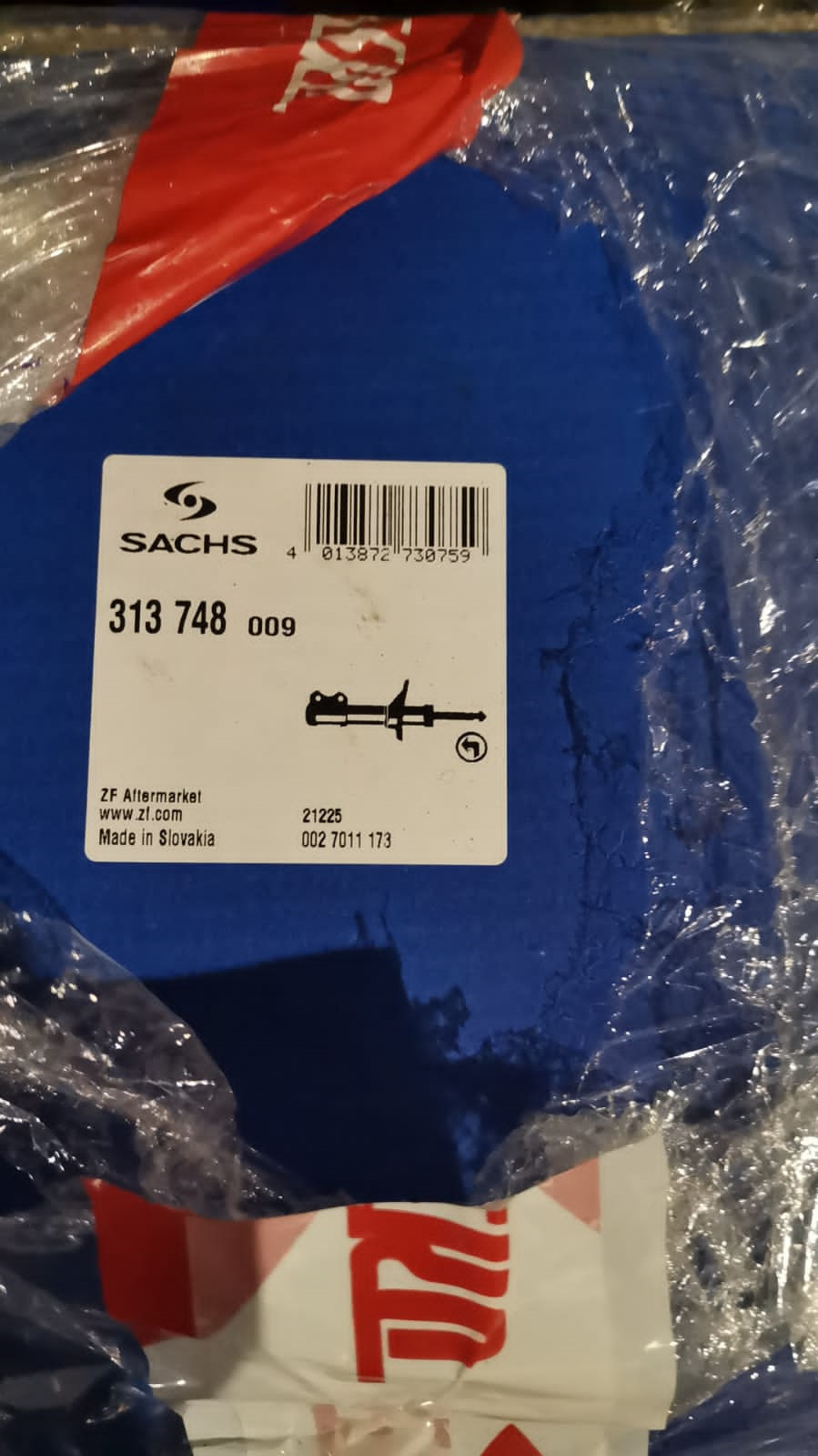 313748 Амортизатор (слева) для FORD, VOLVO SACHS | Запчасти на DRIVE2