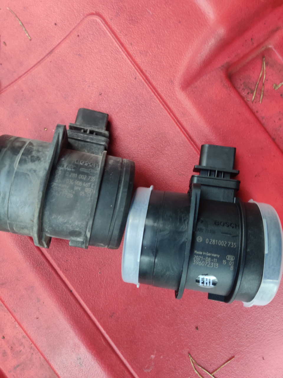 0281002735 Датчик массового расхода воздуха BOSCH | Запчасти на DRIVE2