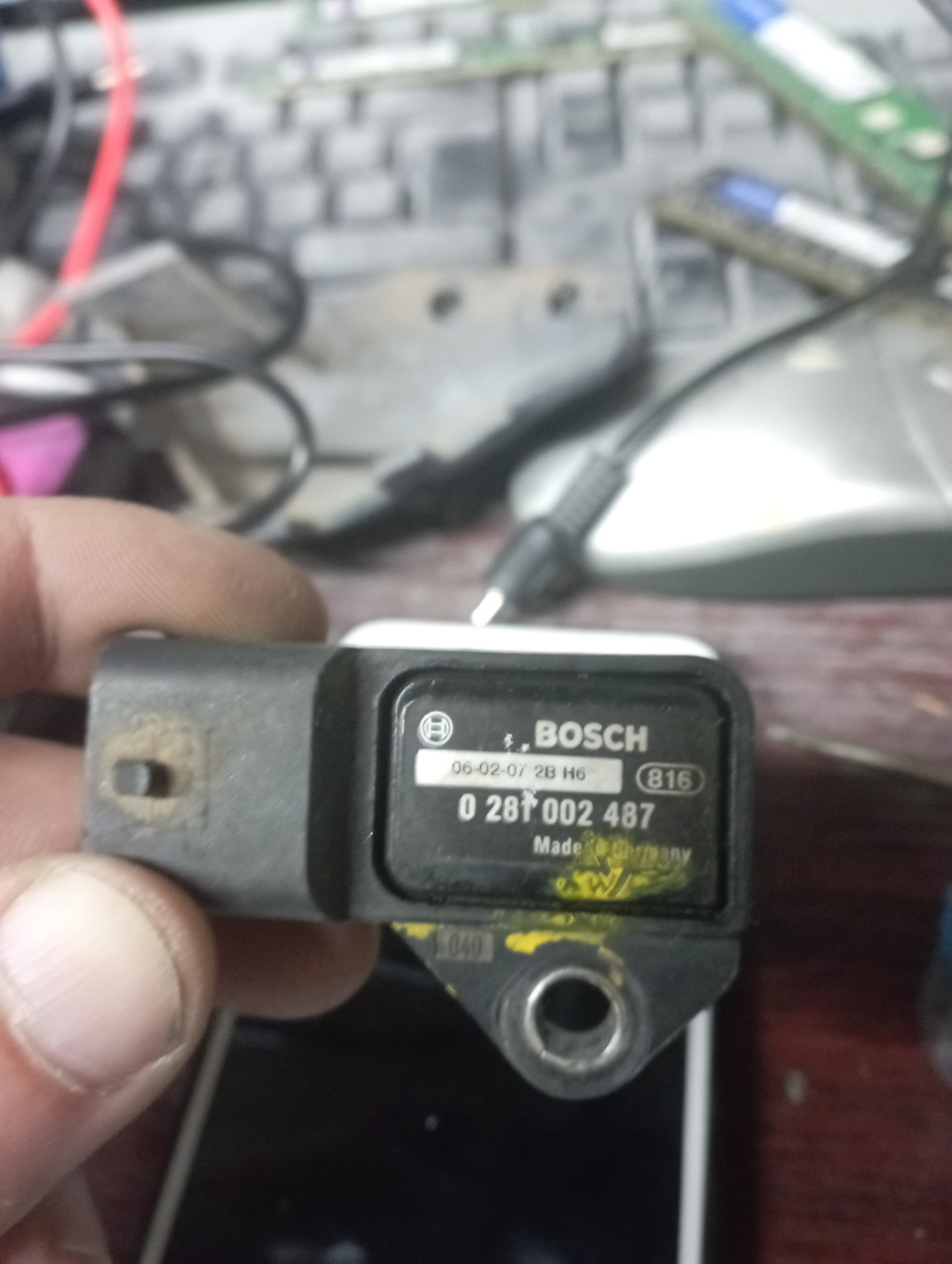 0281002487 Датчик давления наддува BOSCH | Запчасти на DRIVE2