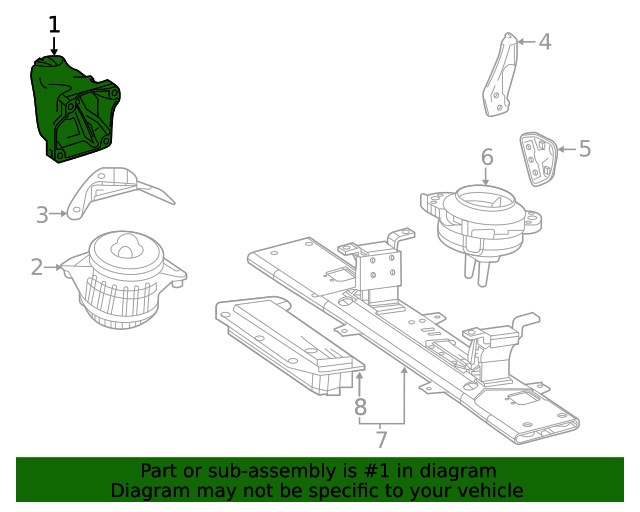 A6562230400 Опора двигателя Mercedes | Запчасти на DRIVE2