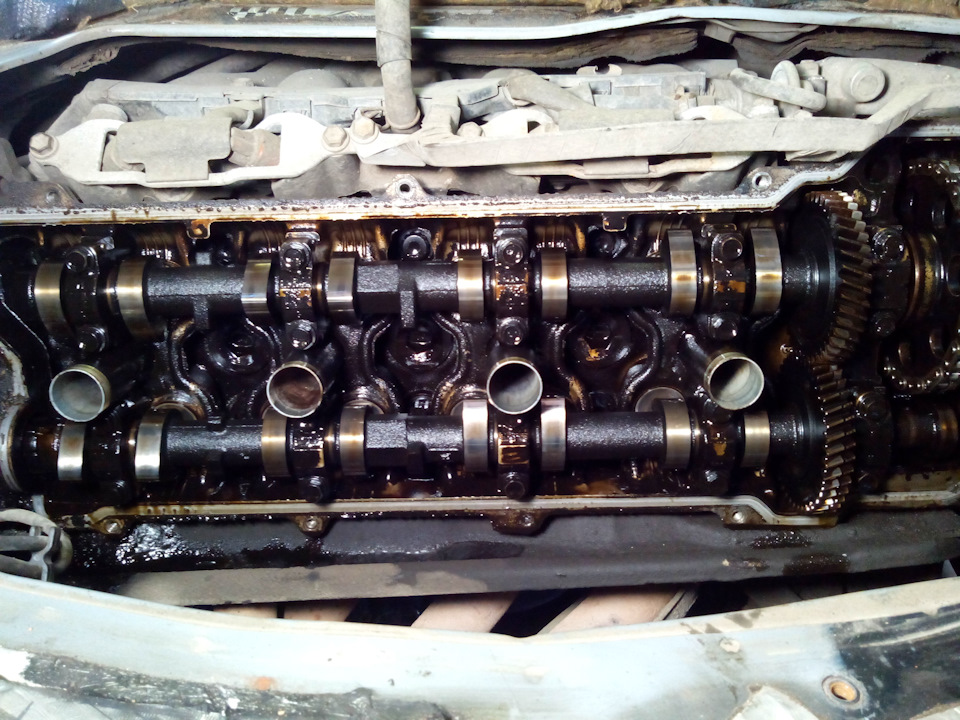 Замена распредвала 2tz-fze на 2tz-fe — Toyota Previa (1G), 2,4 л, 1996 ...