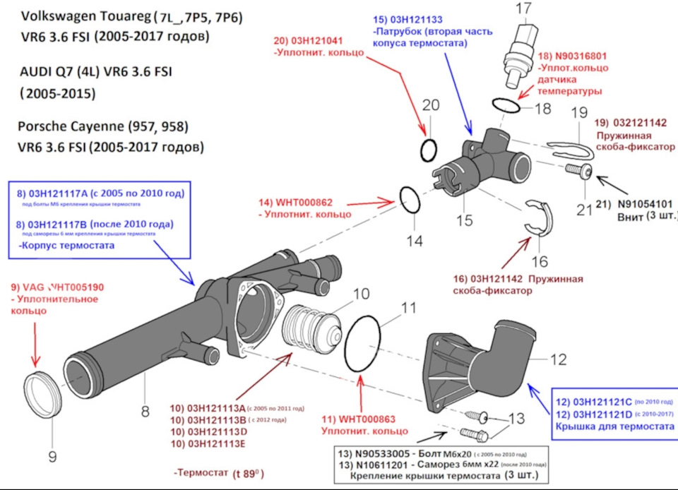 Вопрос по замене корпуса термостата на алюминиевый. — Volkswagen ...