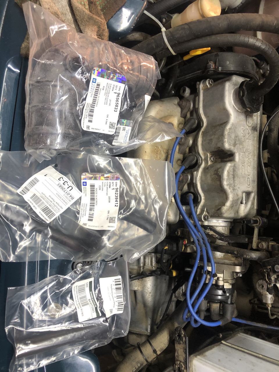 96239412 Патрубок вентиляции картера GM | Запчасти на DRIVE2