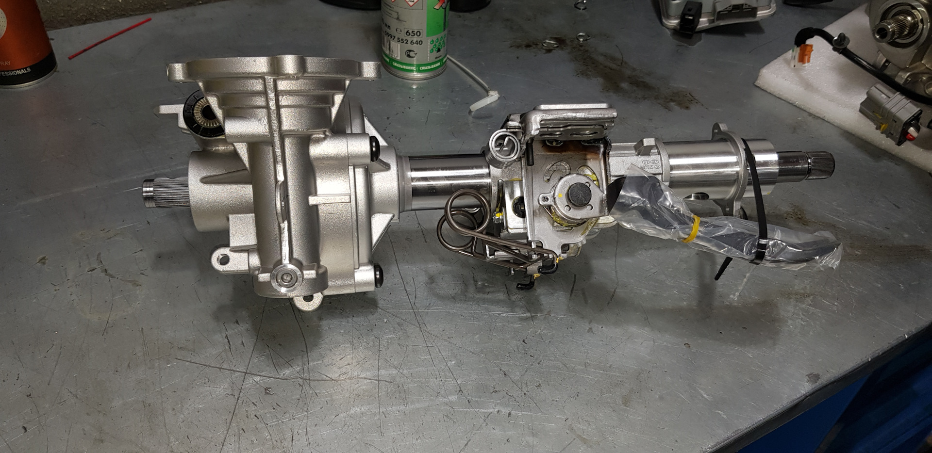 Замена рулевой колонки по гарантии и ответ, что же шумит при вращении ...