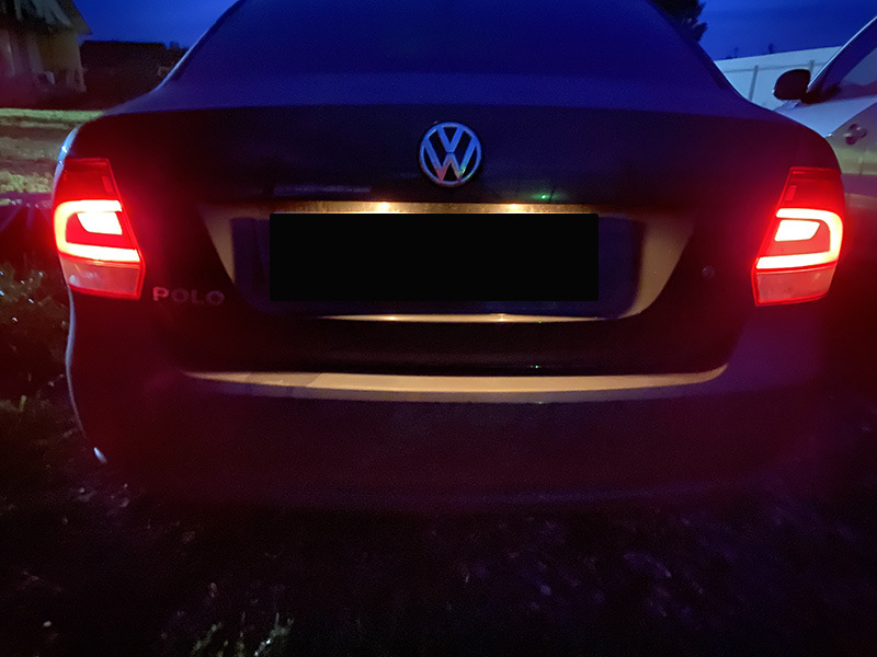 Задние фонари от ресталинга в дорест затемненные — Volkswagen Polo ...