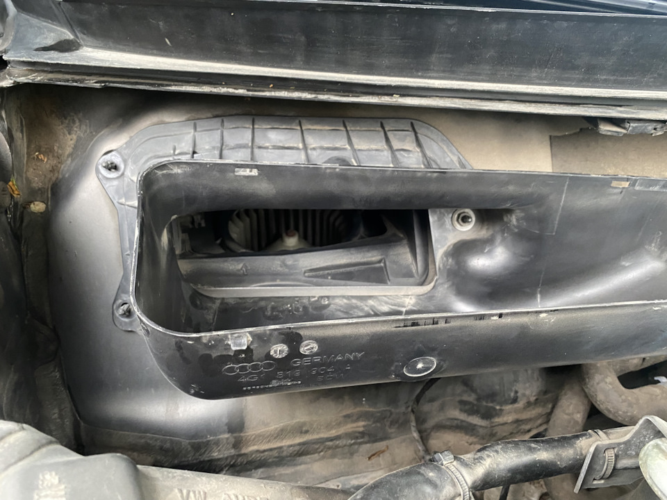 Установка внешнего фильтра вентилятора Ауди а6с7 — Audi A6 (C7), 2 л ...