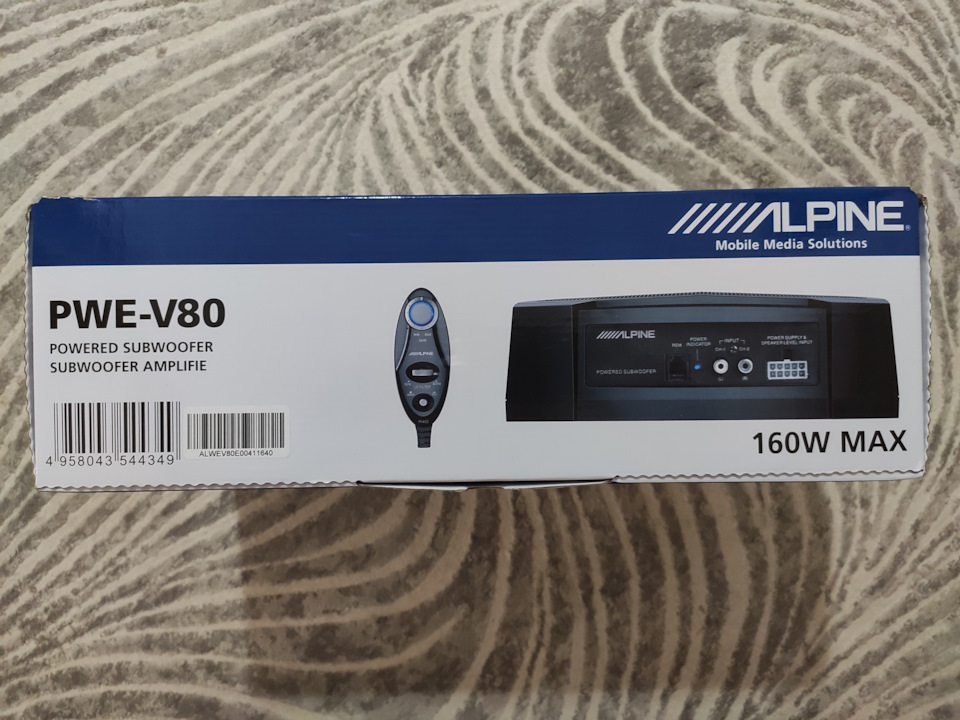 Добавил немного басса в салон. ALPINE PWE-V80 — Skoda Octavia A5 Mk2, 1,6 л, 2004 года ...