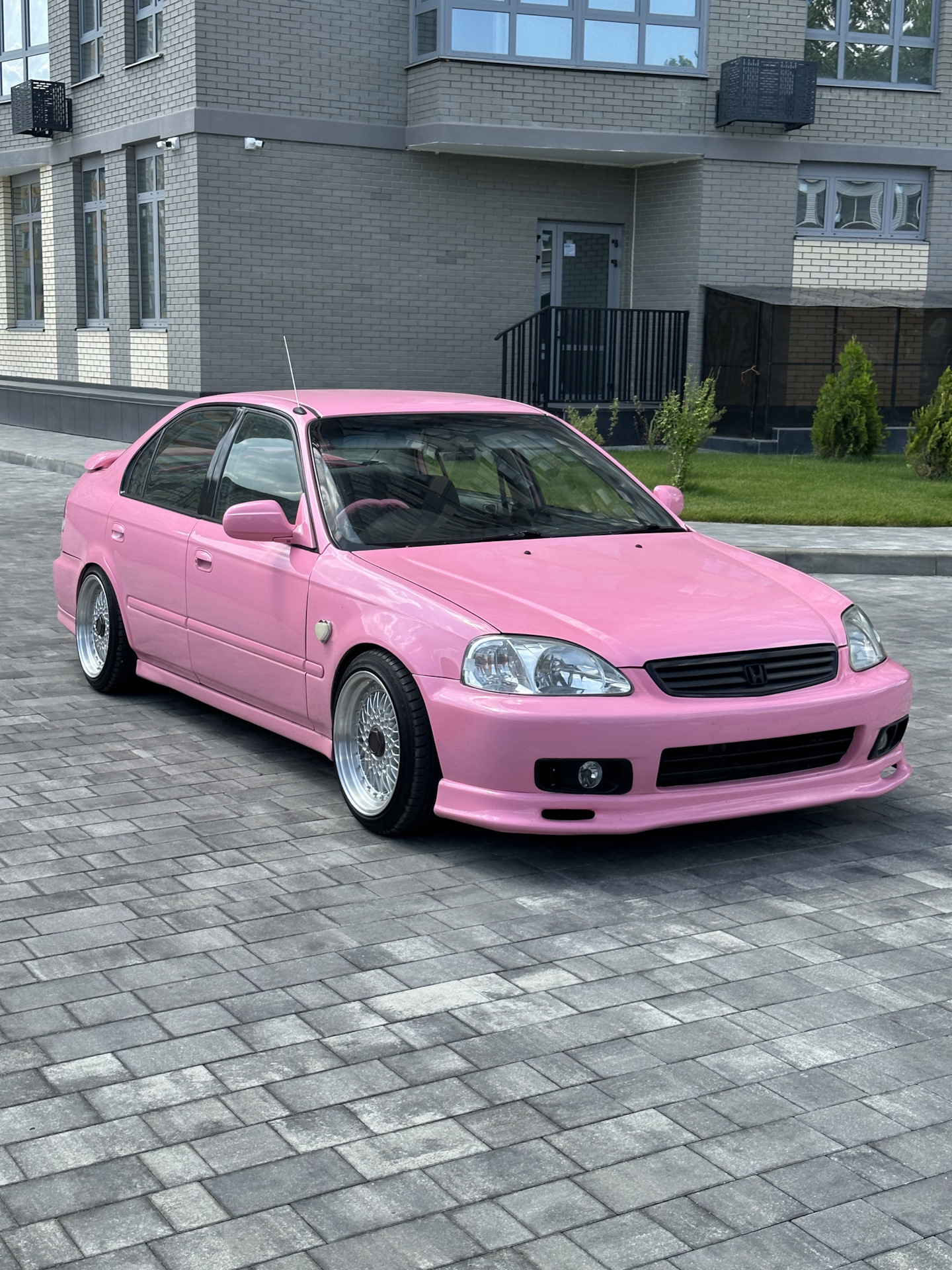 X-Bar и губа Spoon от Rt-Honda 🩷 RT-Honda.ru — Honda Civic Ferio (6G), 1,3 л, 1998 года | тюнинг ...