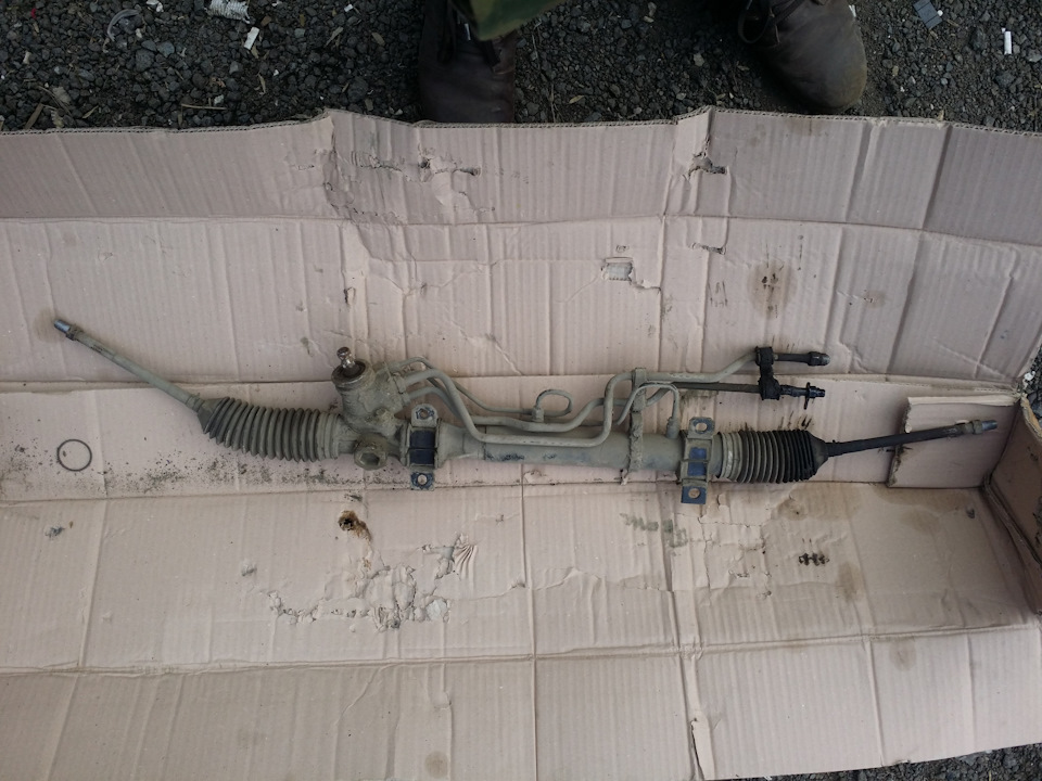 0K30B32110A РУЛЕВАЯ РЕЙКА В СБОРЕ, МЕТАЛЛ KIA HYUNDAI | Запчасти на DRIVE2