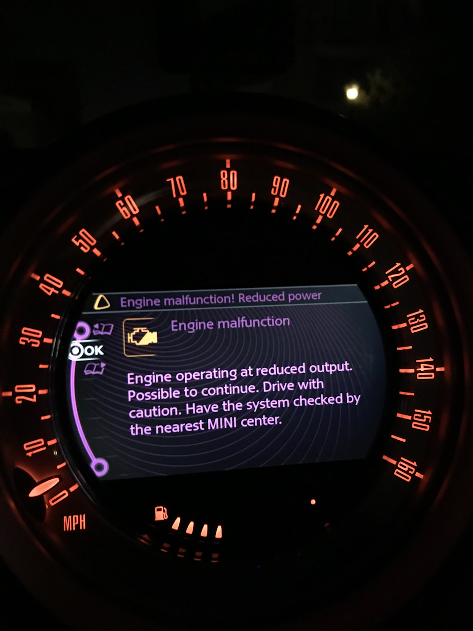 engine malfunction reduced power — MINI Cooper Mk II, 1,6 л, 2013 года ...