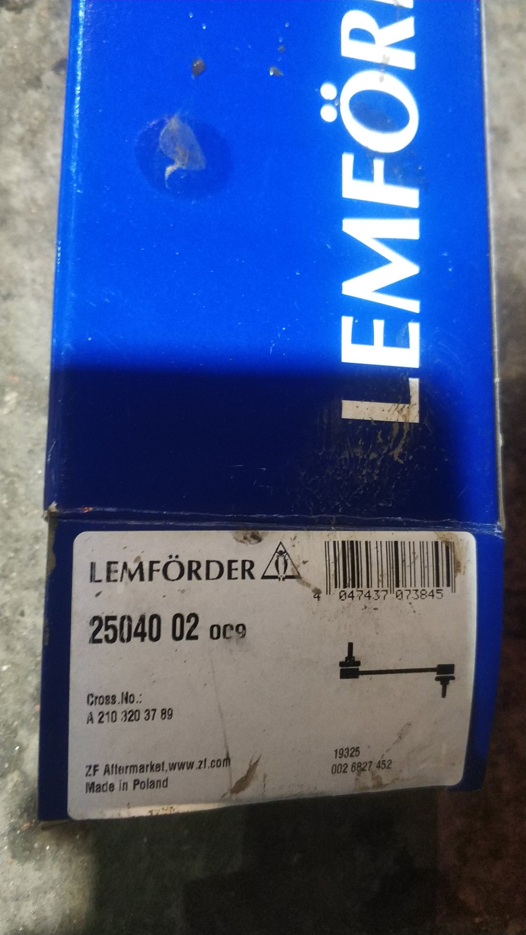 Стойки стабилизатора передние. — Mercedes-Benz E-class (W210), 2 л ...