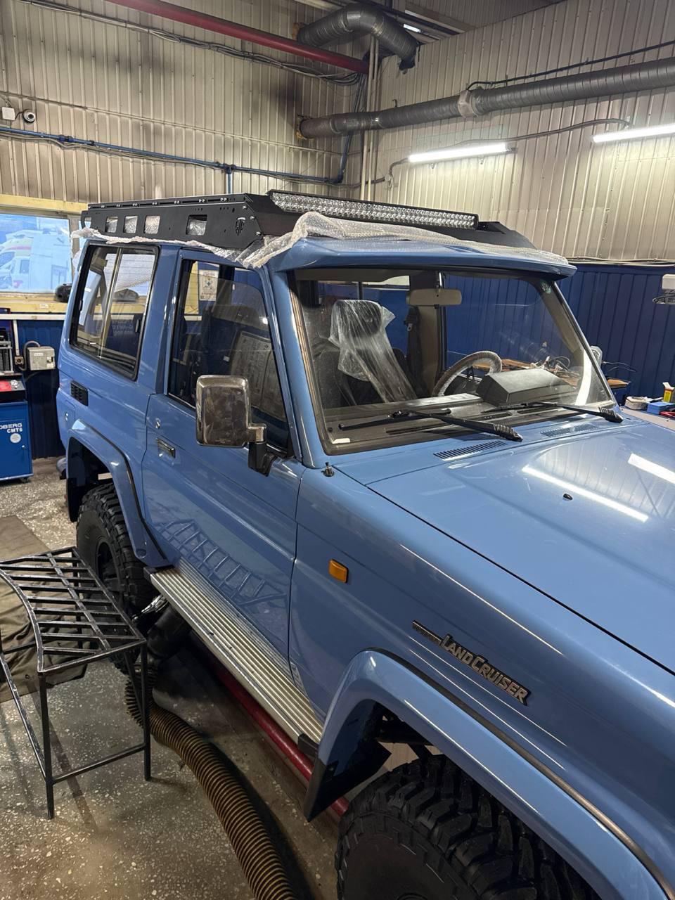 Перекраска дисков, примерка багажника. — Toyota Land Cruiser Prado 70 ...