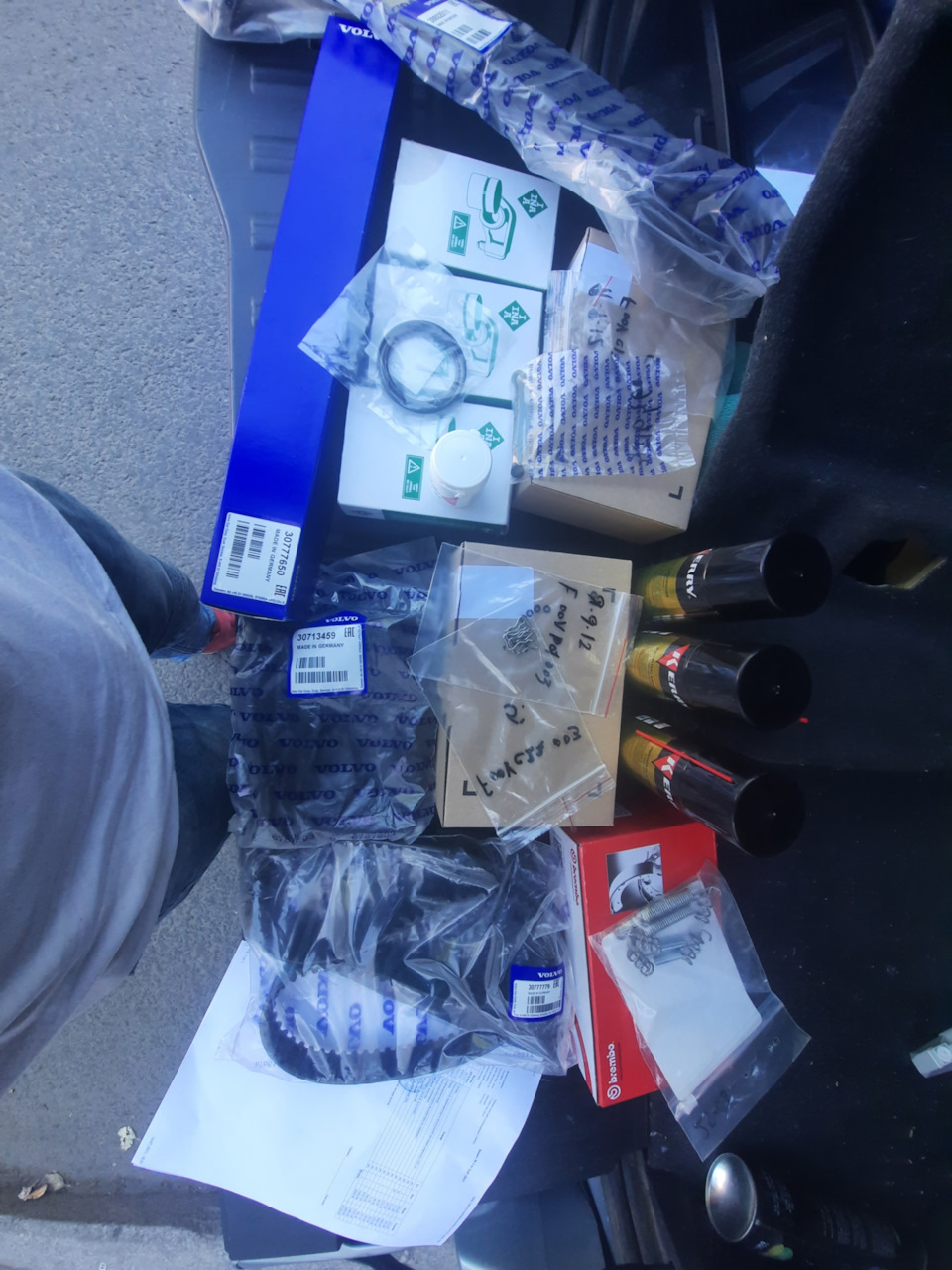 Ремонт вихривой заслонки замена гидрокомпенсаторов. — Volvo XC90 (1G ...