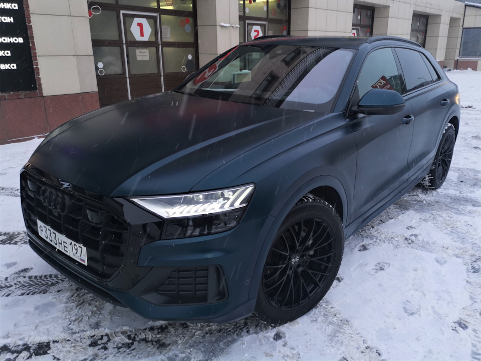 Проверка пленки на прочность! — Audi Q8, 3 л, 2021 года | ДТП | DRIVE2