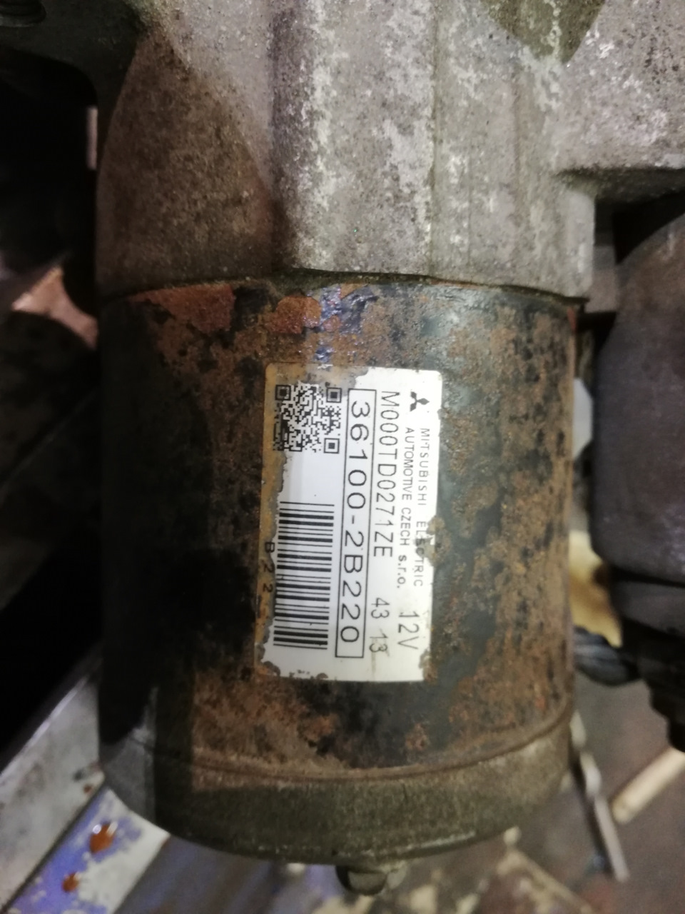 361002B220 Стартер в сборе KIA HYUNDAI | Запчасти на DRIVE2