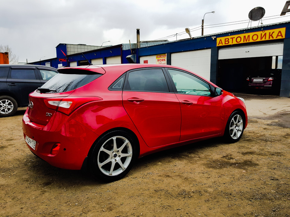 Наконец-то лето или готовимся к сезону!) — Hyundai i30 (2G), 1,6 л, 2013 года | колёсные диски ...