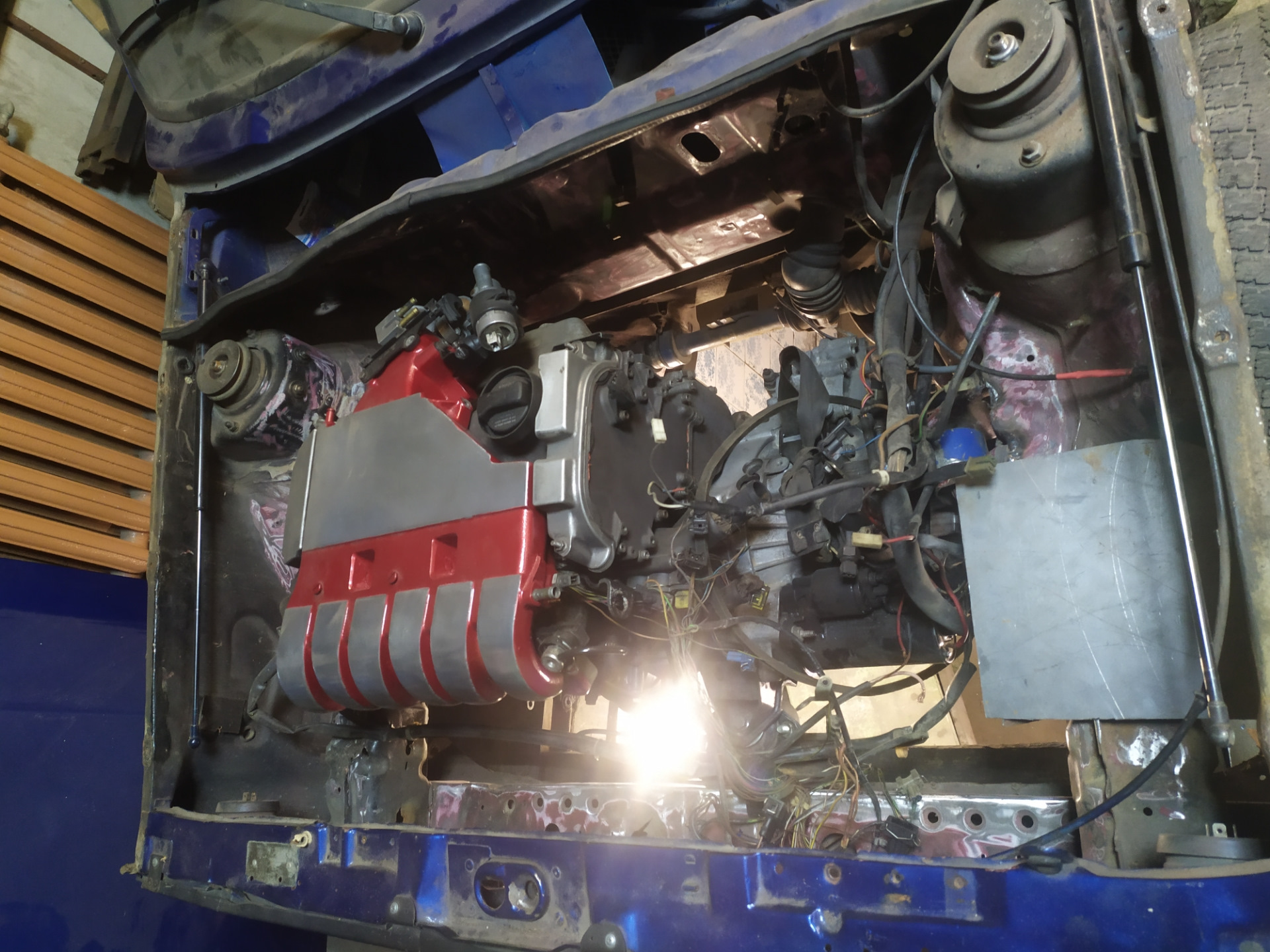 Свап проходит успешно — Volkswagen Golf Mk1, 2,8 л, 1983 года | своими ...