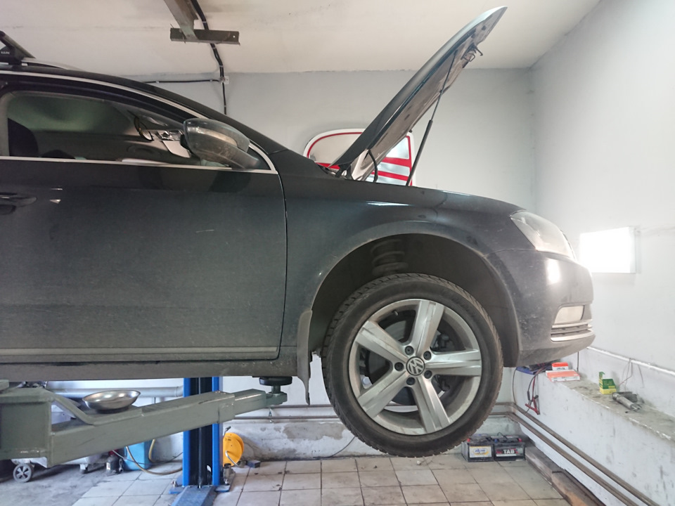ТО и замена заднего подшипника ступици на Passat B7 — VAGCOM service на ...