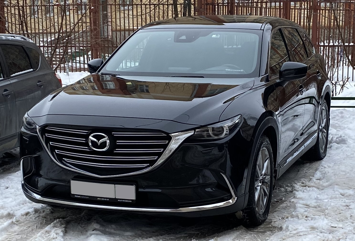 Замена дисков, колодок, стоек стабилизатора — Mazda CX-9 (2G), 2,5 л, 2017 года | визит на ...