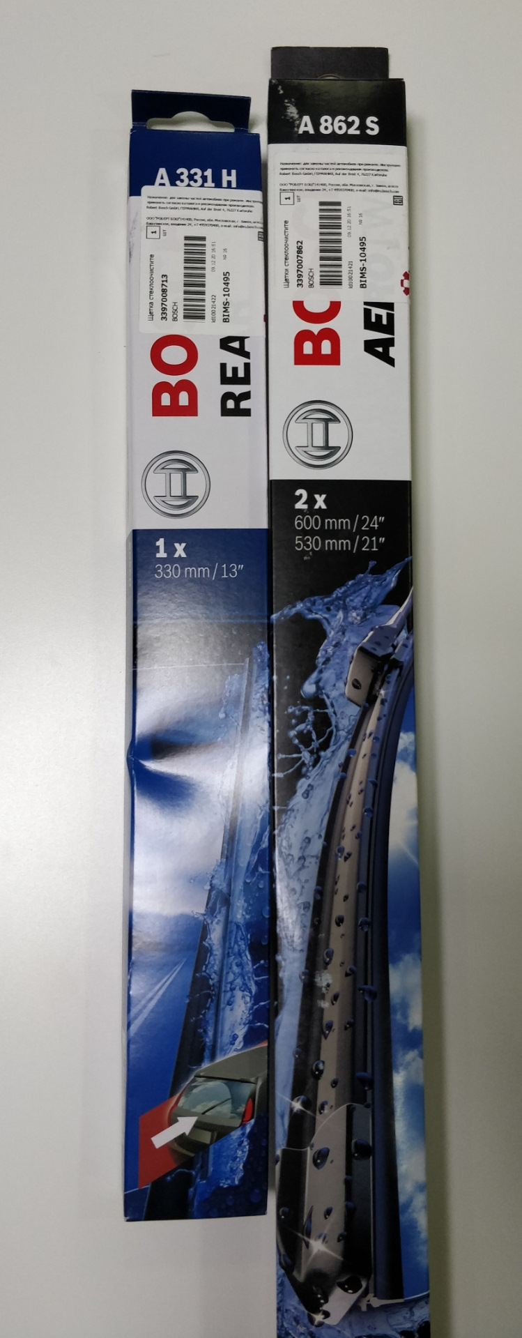 3397007862 СТЕКЛООЧИСТИТЕЛИ AEROTWIN [A862S] 600/530 ММ BOSCH ...