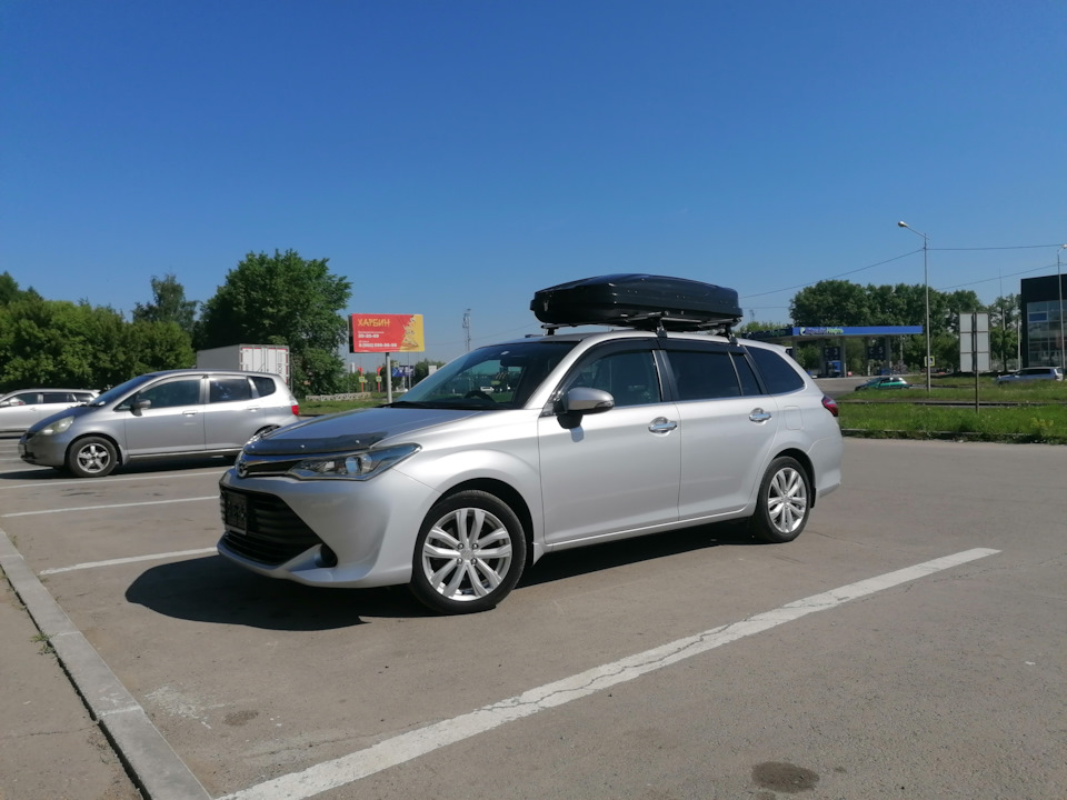 После мойки на оценку)) — Toyota Corolla Fielder (E160), 1,5 л, 2017 года | просто так | DRIVE2