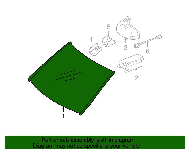 A1646700101 Стекло ветровое Mercedes | Запчасти на DRIVE2