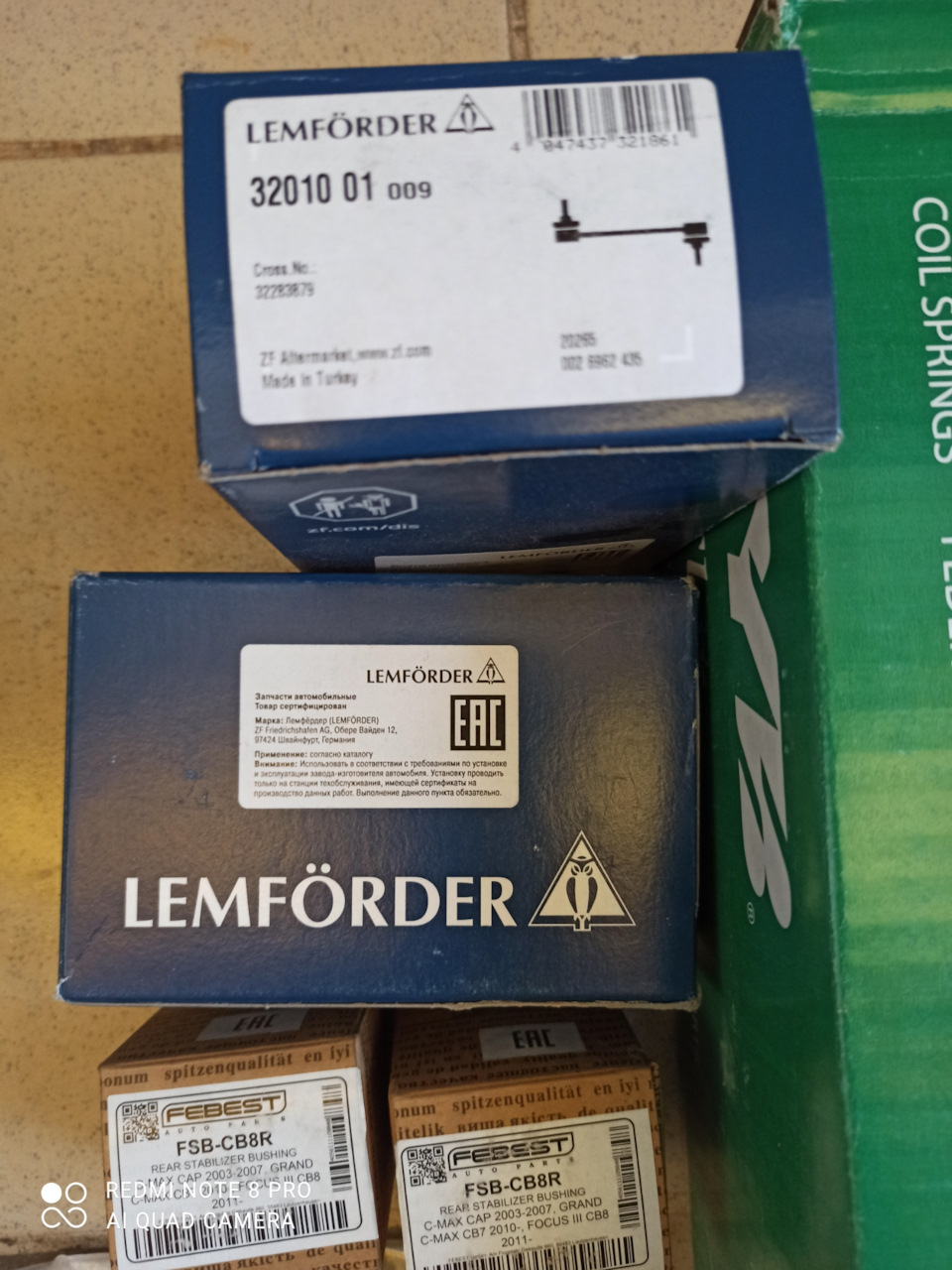 Замена задних пружин и ещё по мелочи — Ford Focus II Sedan, 1,6 л, 2008 ...