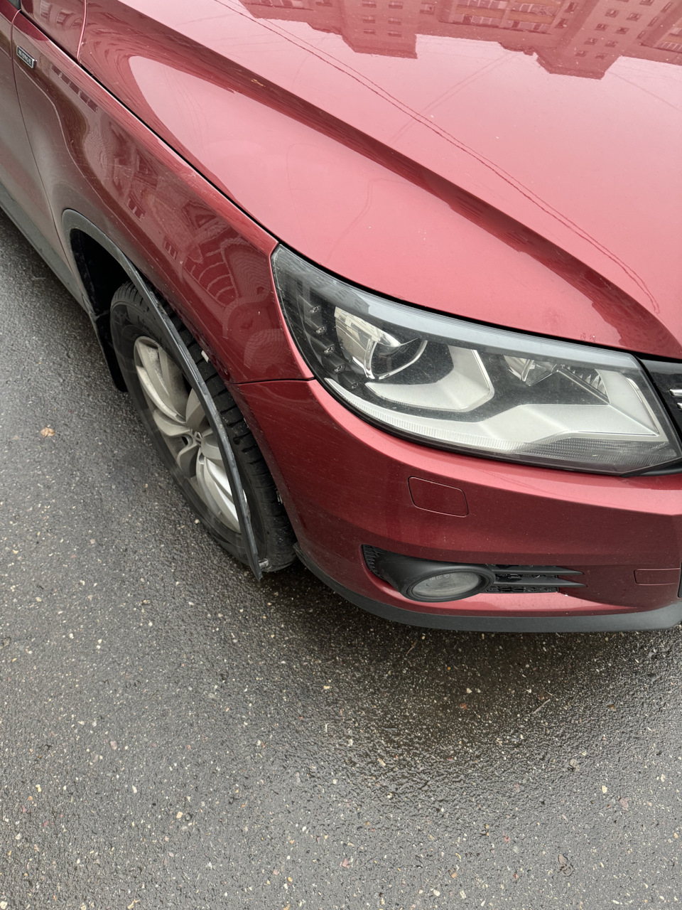 Расширитель арки — Volkswagen Tiguan (1G), 2 л, 2016 года | запчасти ...