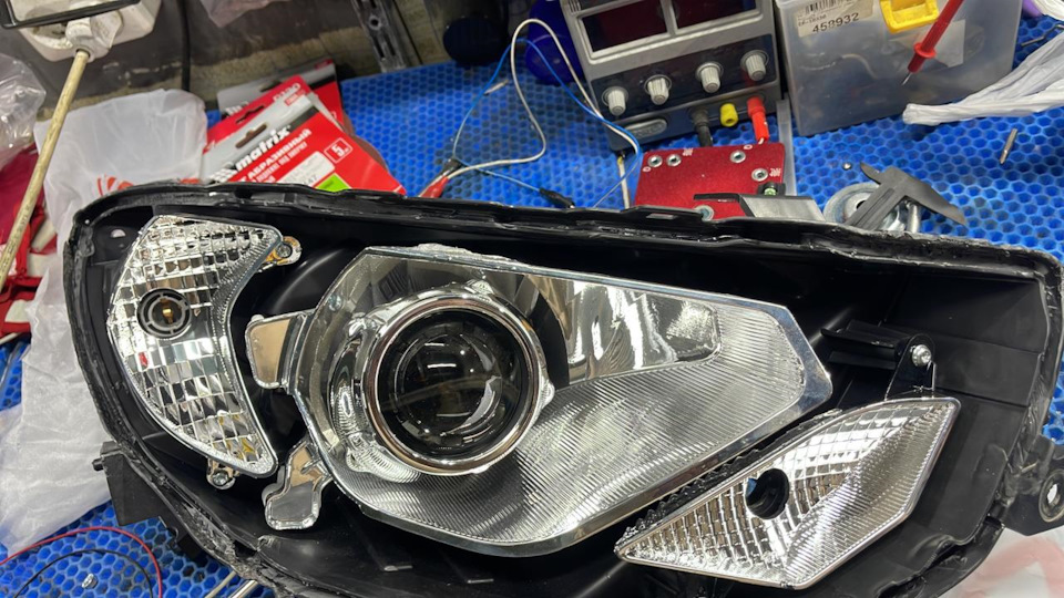 Установка bi-led линз на лада гранта Fl — Lada Гранта (2G) FL, 1,6 л ...