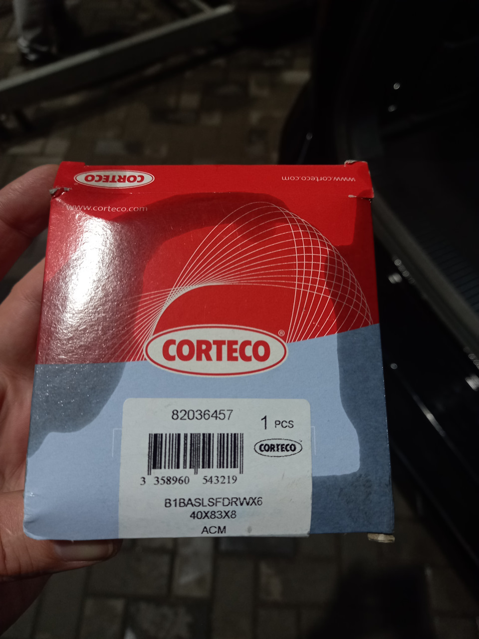 01036457B Уплотняющее кольцо, раздаточная коробка CORTECO | Запчасти на ...