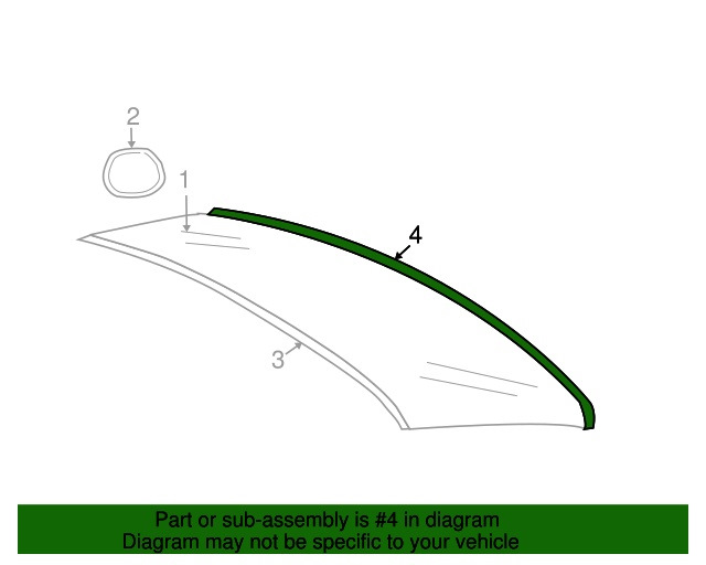 51717033257 Накладка заднего стекла Нж BMW | Запчасти на DRIVE2