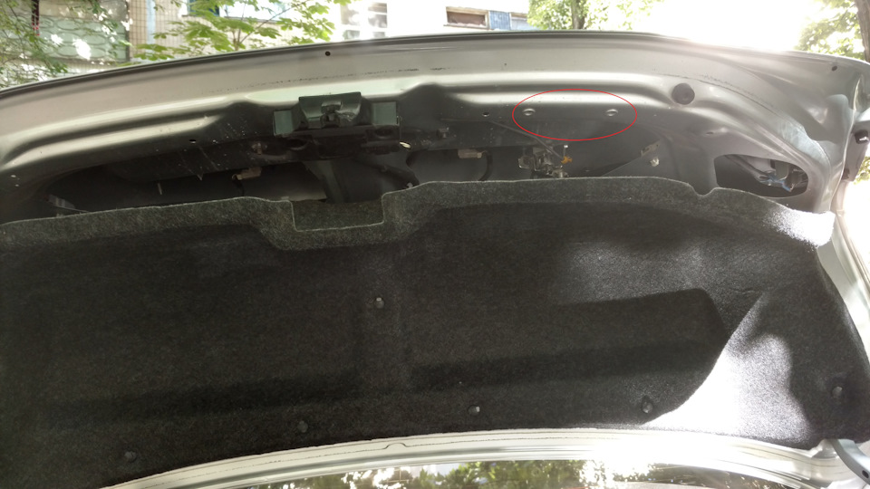 Доукомплектация багажника — Toyota Camry (XV40), 2,4 л, 2007 года ...