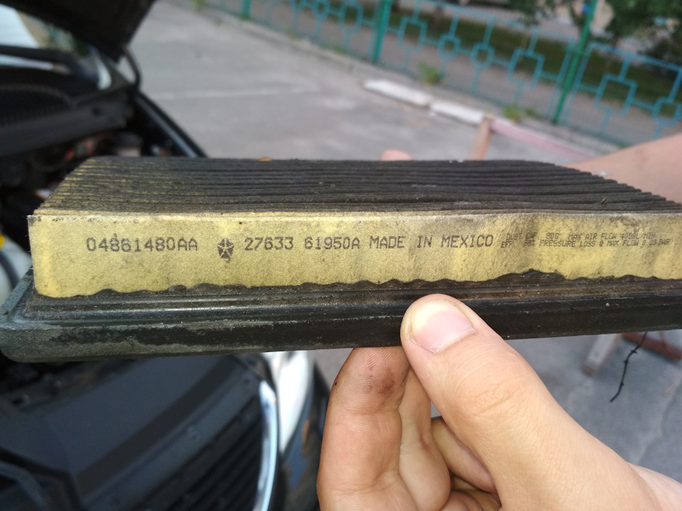 Первая замена масла и воздушного фильтра. — Chrysler Grand Voyager IV ...